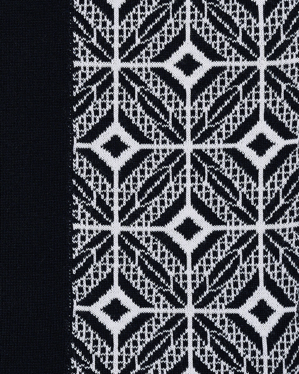 Echarpe Adulte Blanc Laine Saint James - tour Eiffel