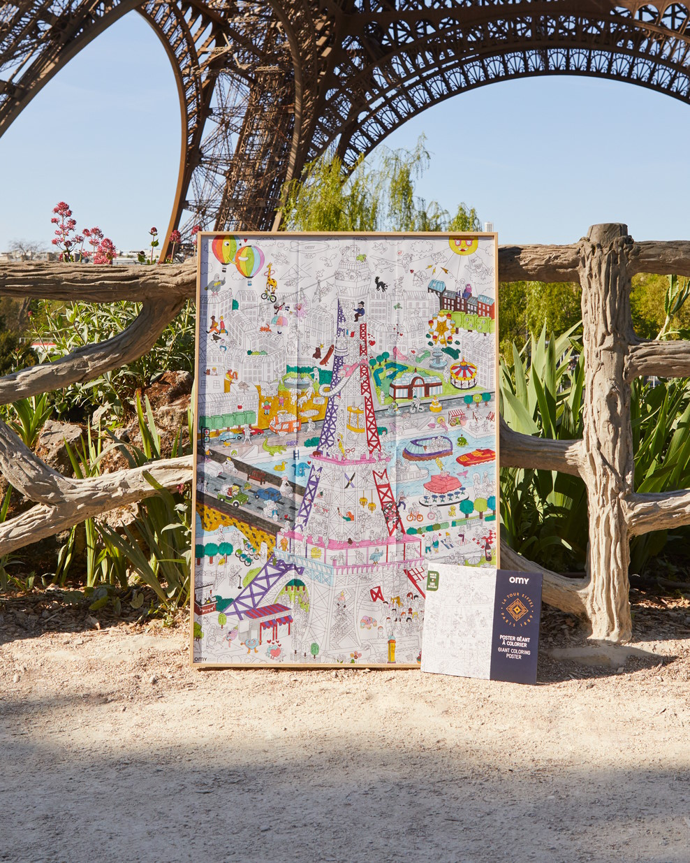eiffel tower coloring book